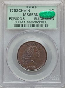 1793 Chain Cent - Key Date Coins